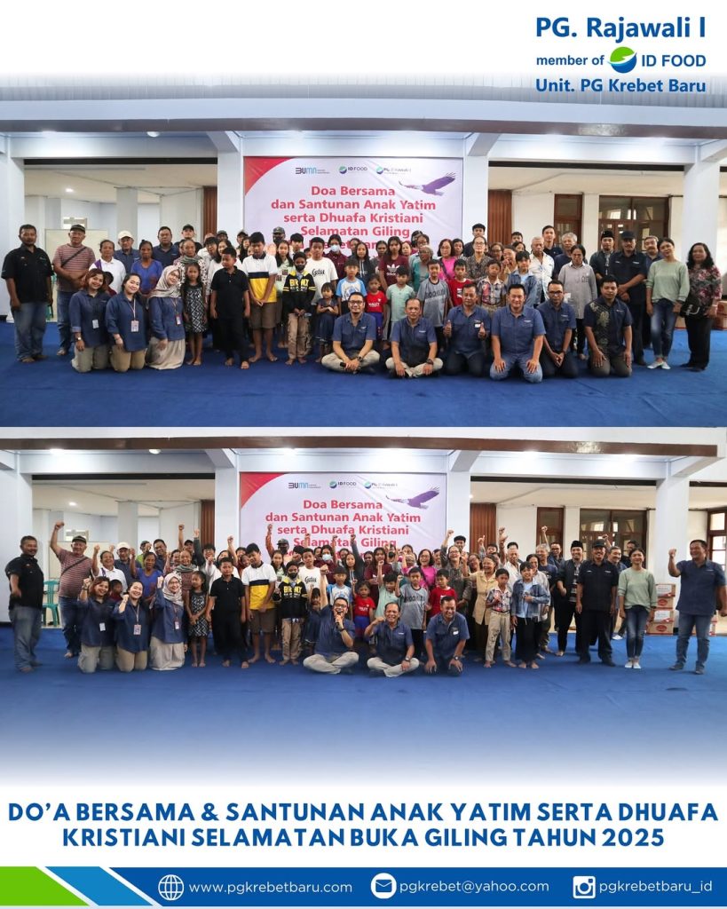 PT PG Rajawali I unit PG Krebet Baru Laksanankan Santunan Anak Yatim ...