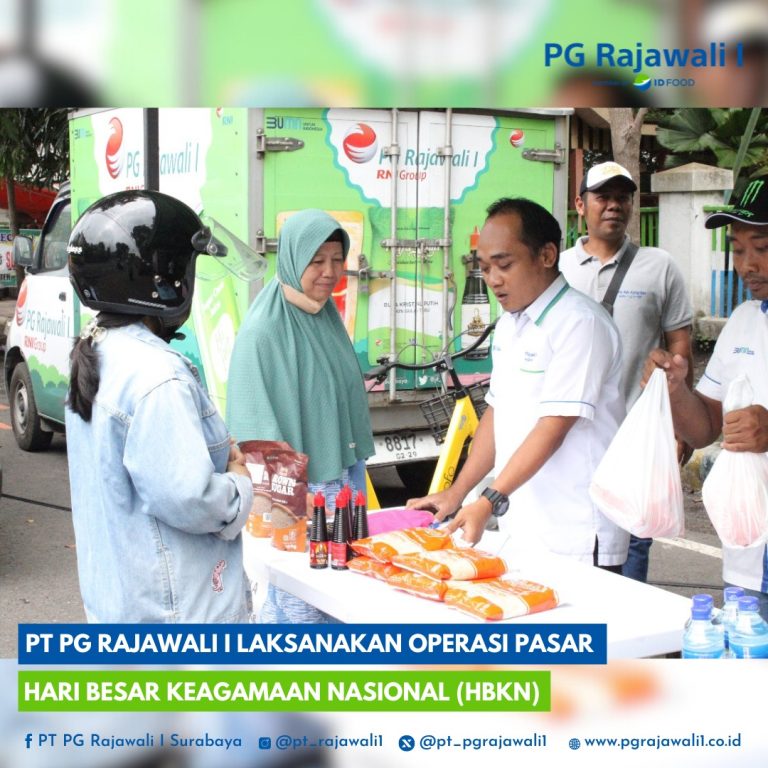 PT PG Rajawali I mendukung Program Pemerintah Guna menjaga ...